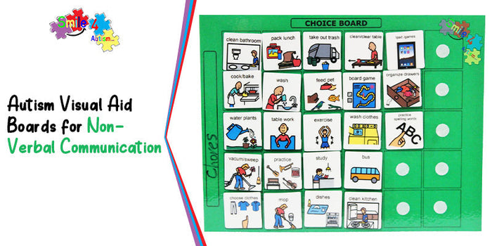 Autism Visual Aid Boards for Non-Verbal Communication Guide – Smile4Autism