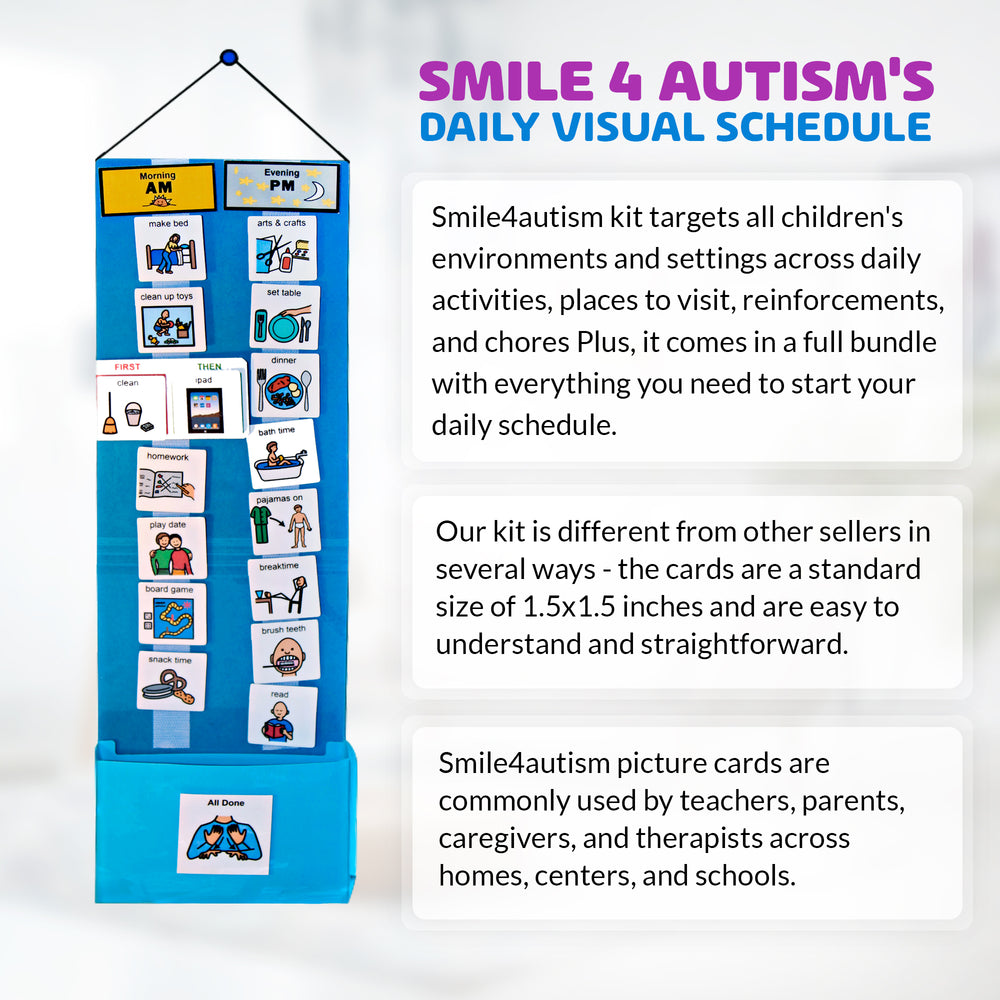 Two Strip Daily Visual Schedules – Smile4Autism