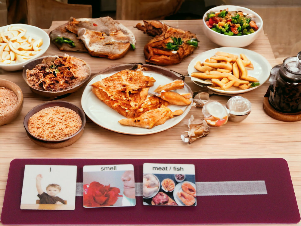 5 Small or Large Sentence Strips with 7 Colorful Sentence Starter Card ...