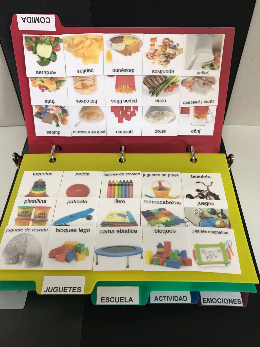 Other Languages Picture Communication Book -Spanish, Italian, French E ...