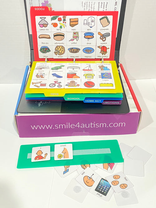 Laminate Cartoon Visual Communication Book – Smile4Autism