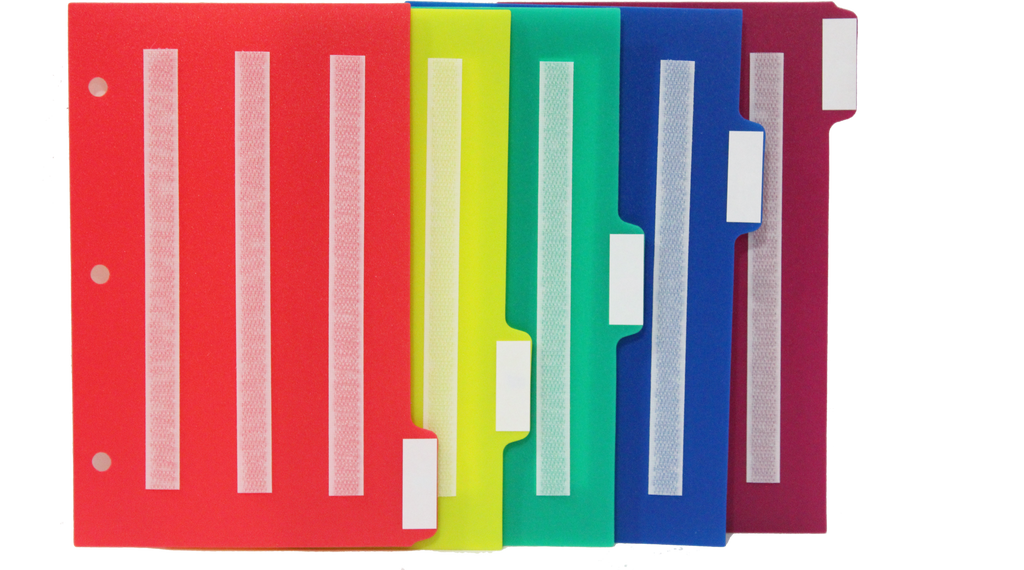 5 Color Dividers/Tabs Set – Smile4Autism