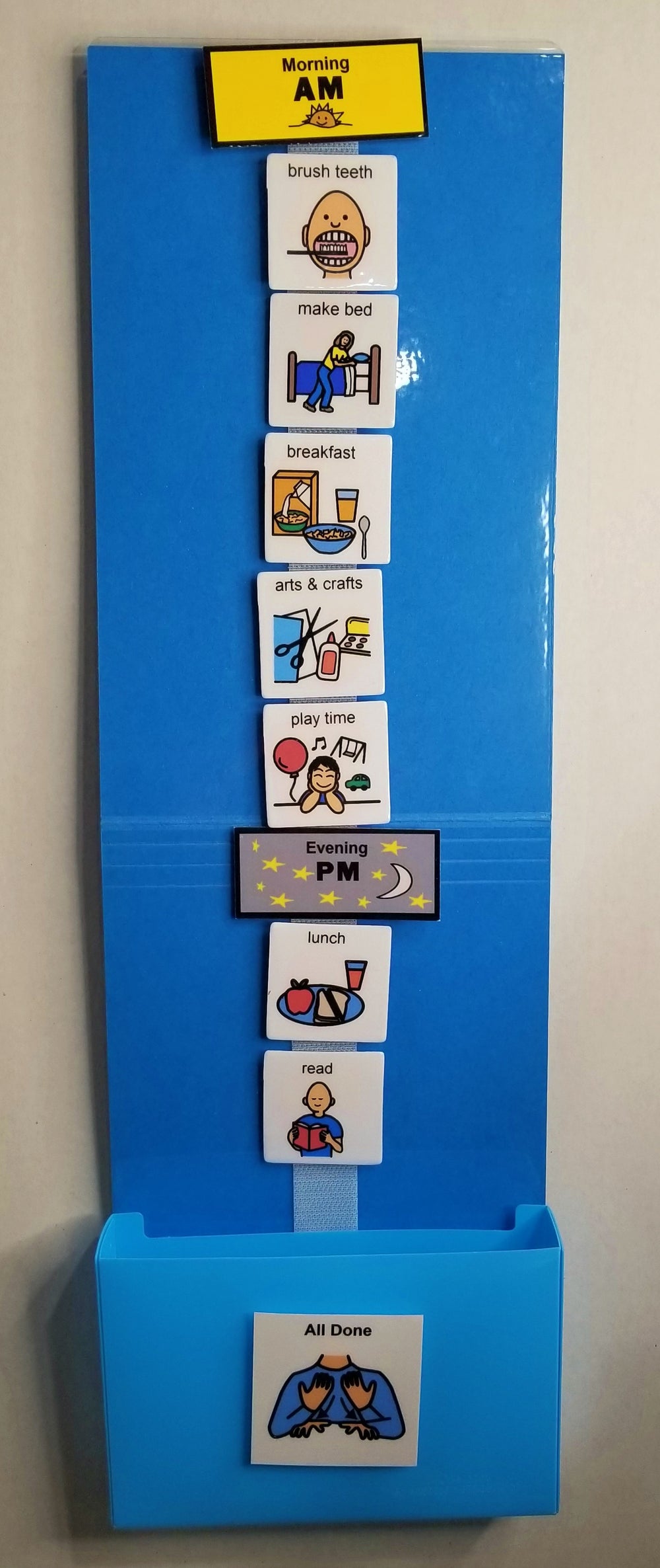 1 Strip Daily Home Visual Schedule Kit – Smile4Autism