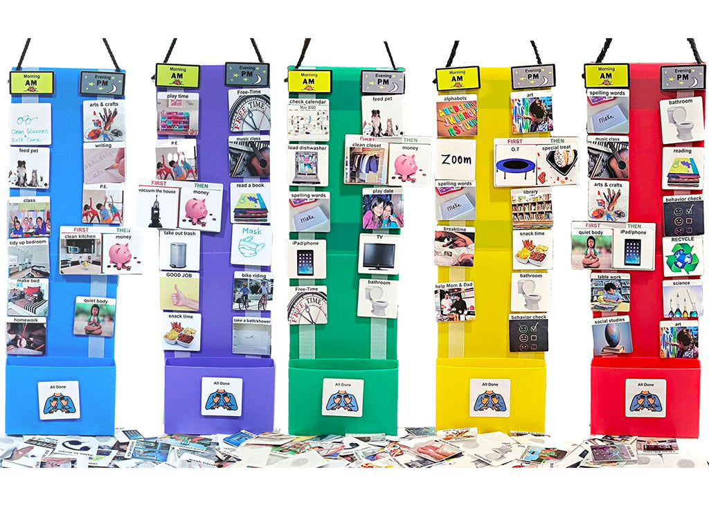 Magnetic Visual Schedule for Kids Chore Chart -Daily Routine, Toddler ...